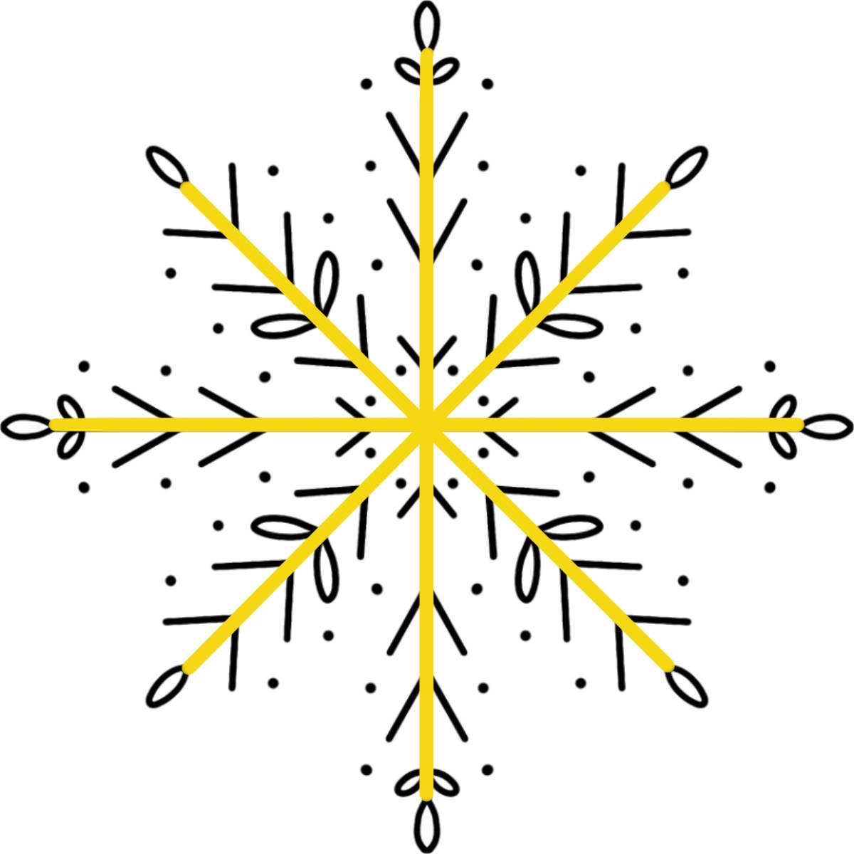 Free Snowflake Hand Embroidery Pattern – Saint Rogers Street